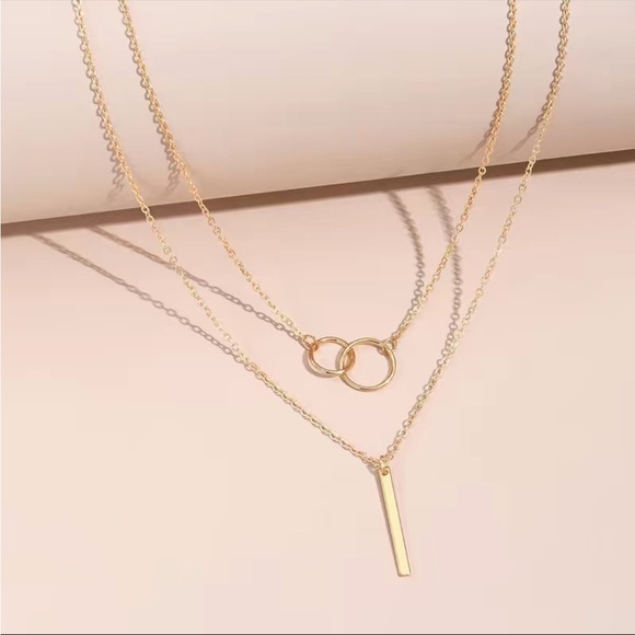 Jewelry | Double Layer Pendant Necklace | Poshmark